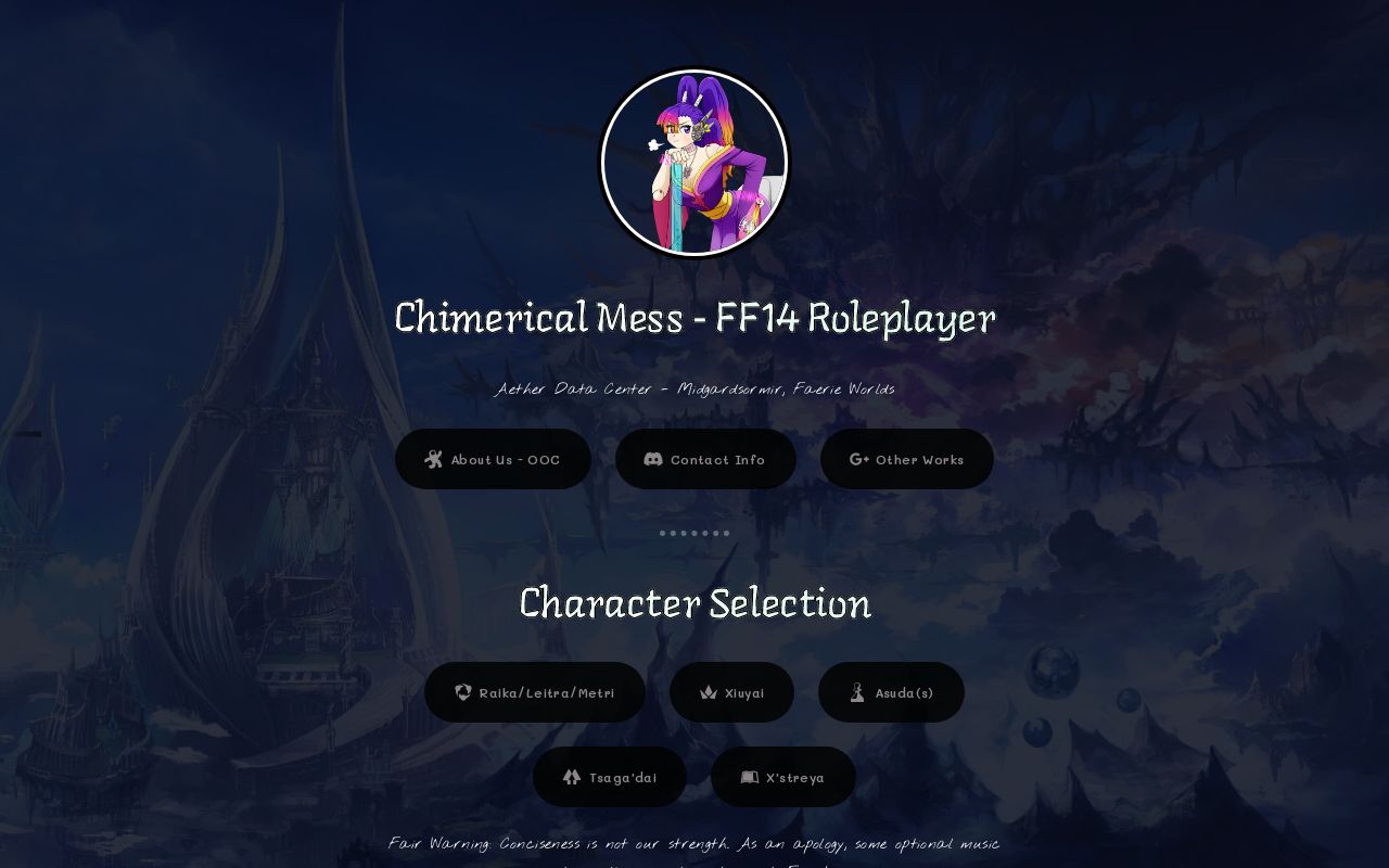 Chimerical Mess Characters